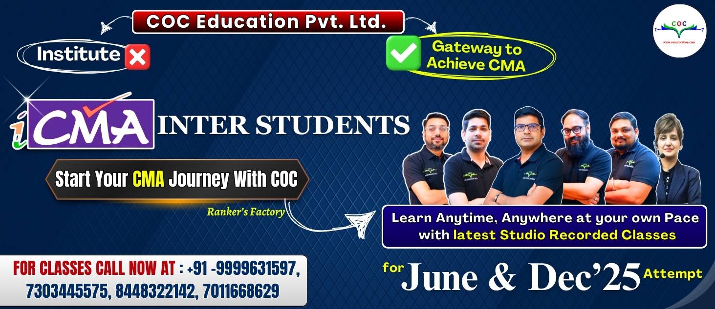 COC Education: Best Studio Recorded, Pendrive Classes, and Books for CA ...